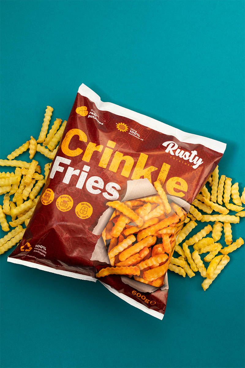 Crinkle – Arome răsucite - Texturi crocante și adânci | The Rusty Potatoes